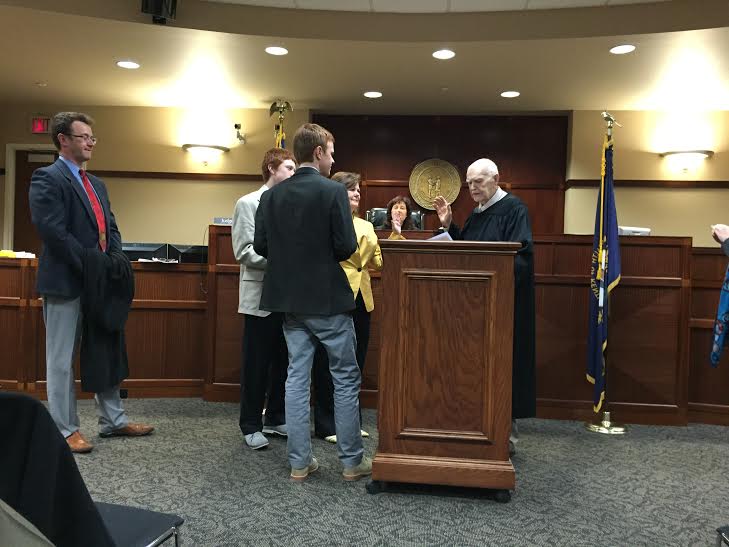 New Judge Lape Sworn in By Old Judge Lape - LINK nky