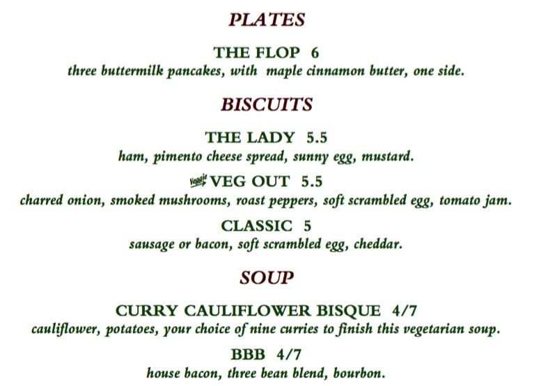 Here's the Menu Colonel's Kitchen Will Open With - LINK nky