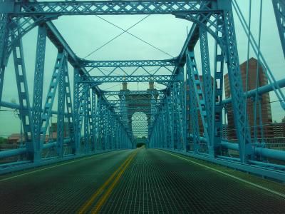 Falling Rock Pieces Close Suspension Bridge to Cars, Partially to ...