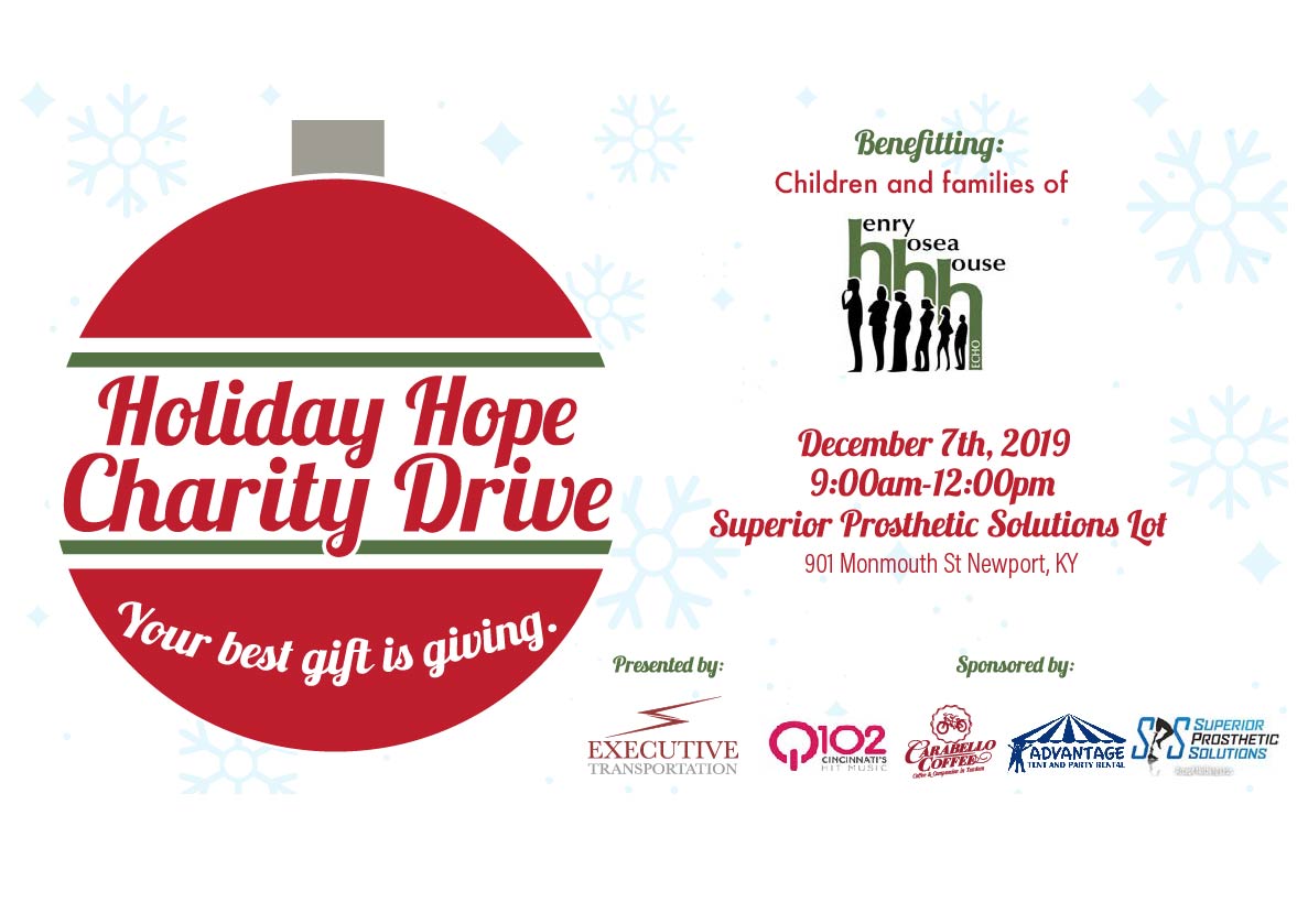 Executive Transportation Hosts Holiday Hope Charity Drive 2019 - LINK nky