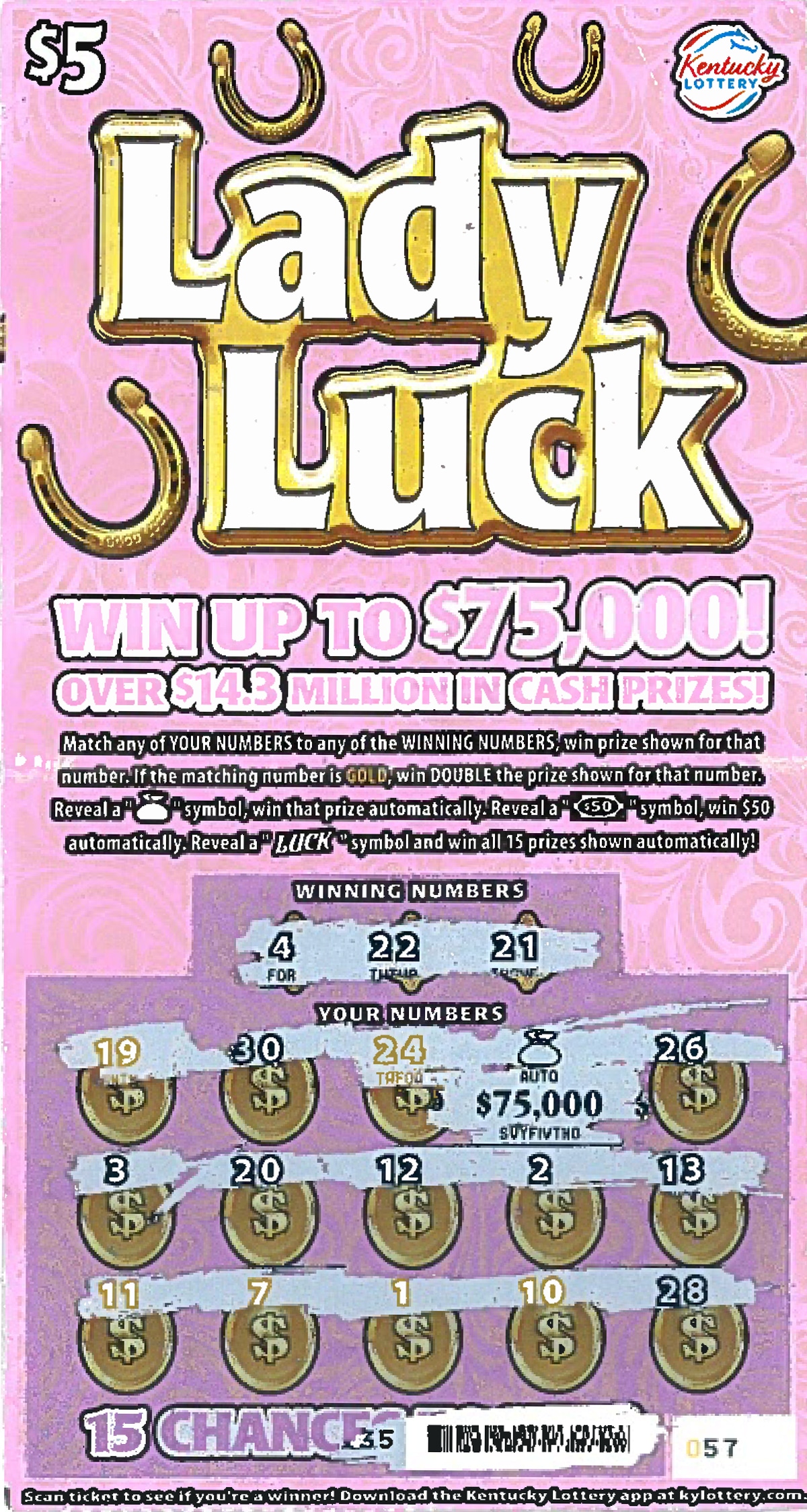 Florence Woman Wins $75,000 After Buying Lotto Ticket in Newport - LINK nky