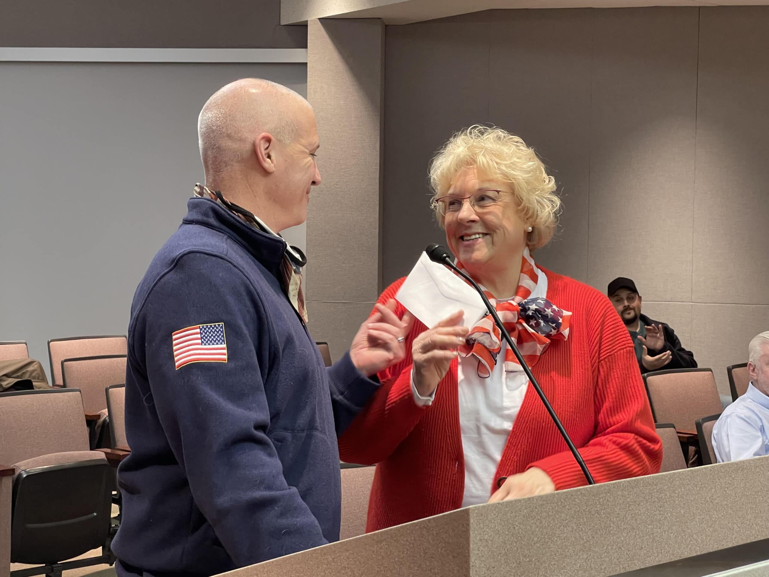 Honor Run founder presents $50,000 to chair of Honor Flight Tristate ...