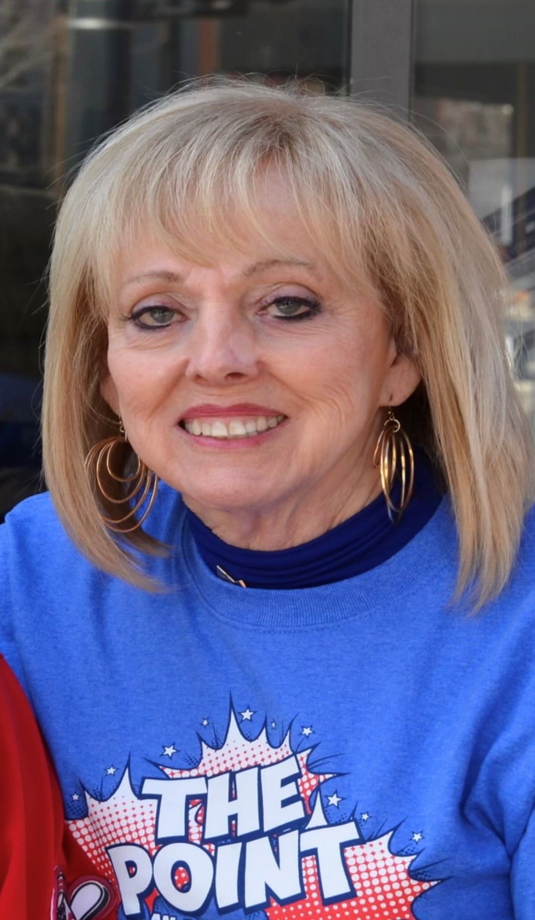 Through The Point/Arc, Judi Gerding has worked on 'filling in the gaps ...