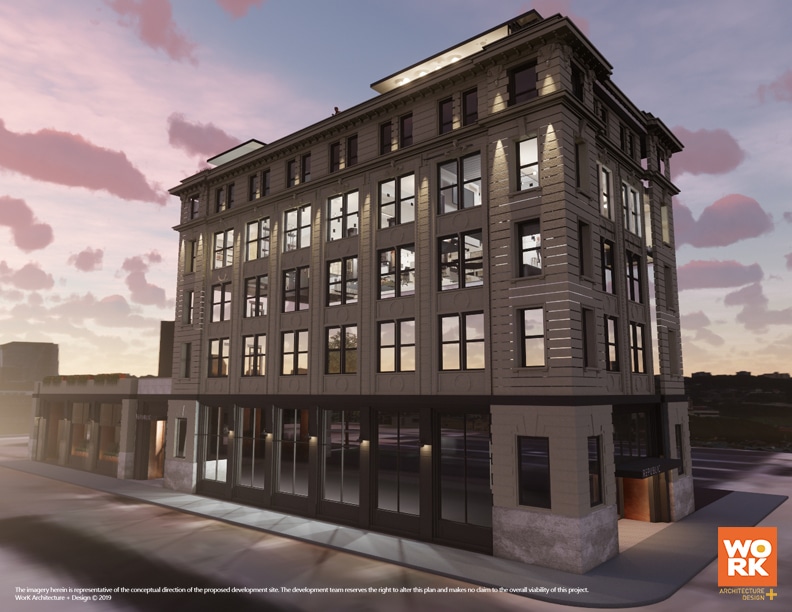 Here's a sneak peek of the in-progress Covington Republic Bank building ...