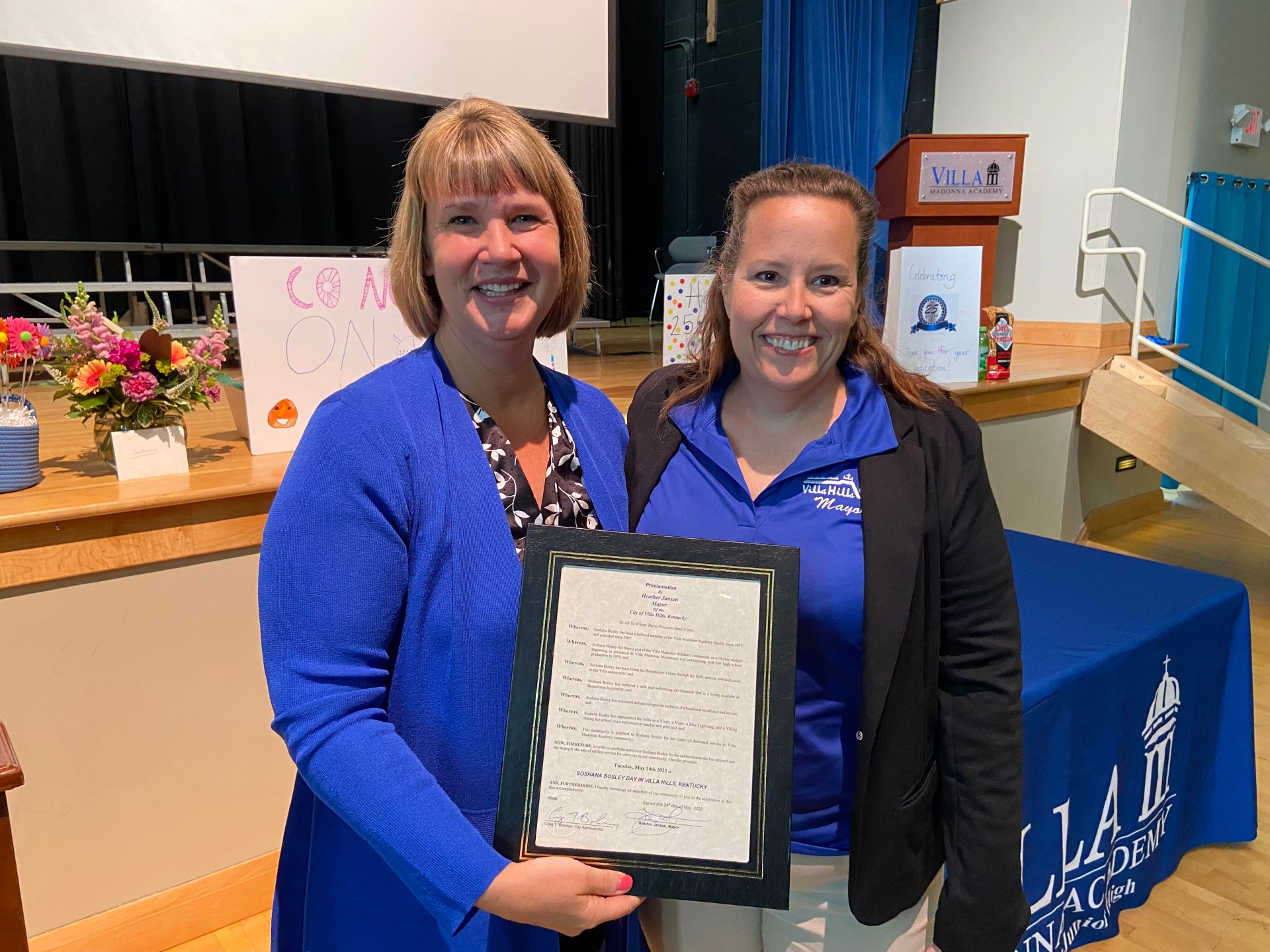 City, school celebrate principal's 25 years of service - LINK nky