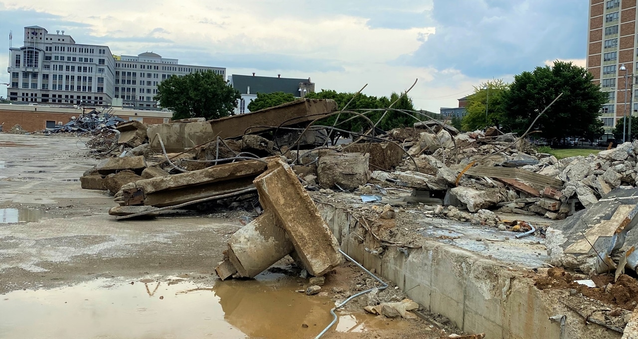 Demolition progresses at former IRS site in Covington - LINK nky