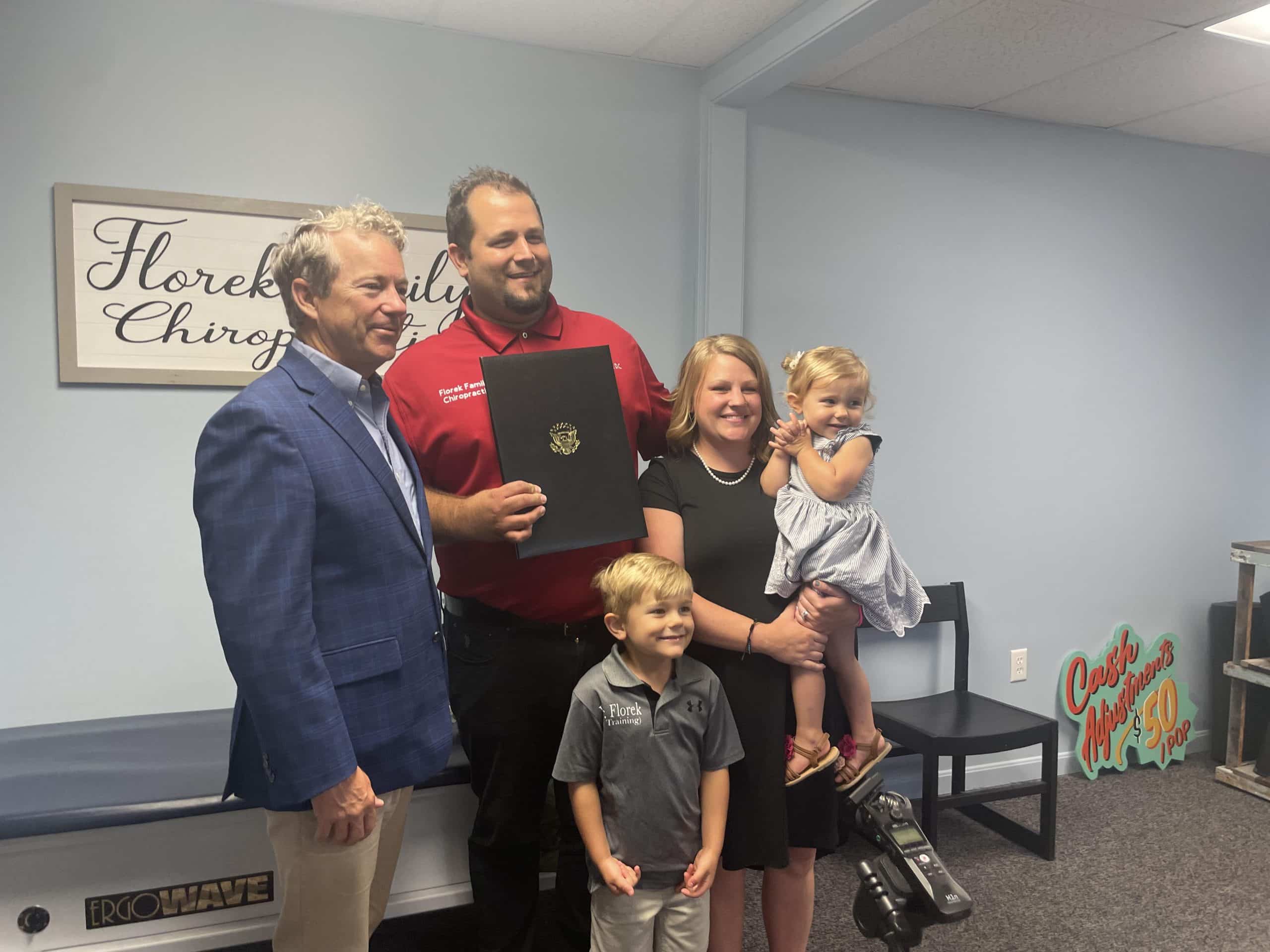 Fort Thomas chiropractic practice recognized by Sen. Rand Paul as ...