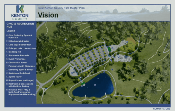 Final presentation made on options for New Kenton County Park - LINK nky
