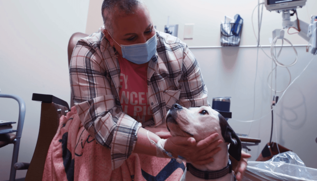 Therapy dogs visit Christ Hospital patients in honor of breast cancer ...