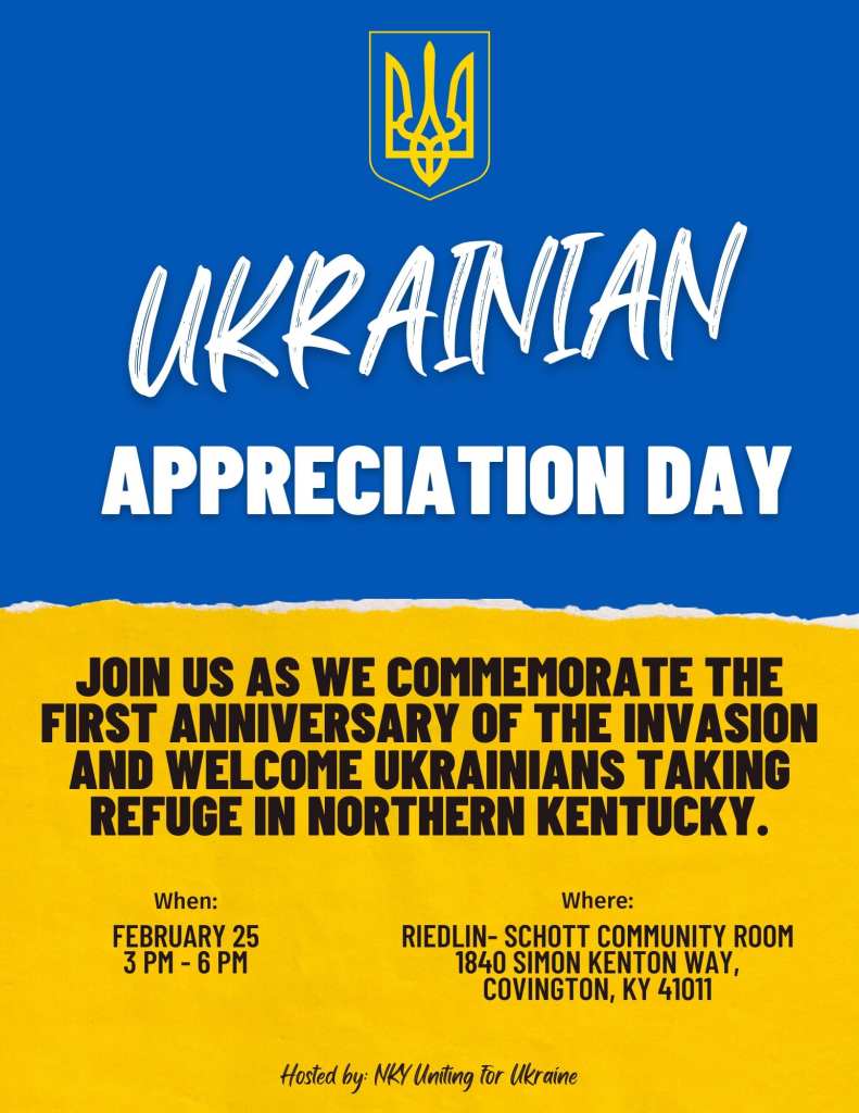 NKY Uniting for Ukraine gathering to honor local refugees - LINK nky