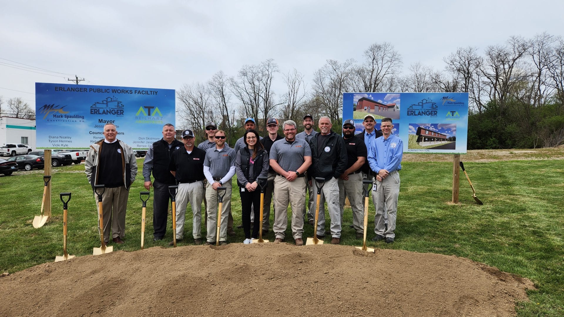 Erlanger breaks ground on new public works facility - LINK nky