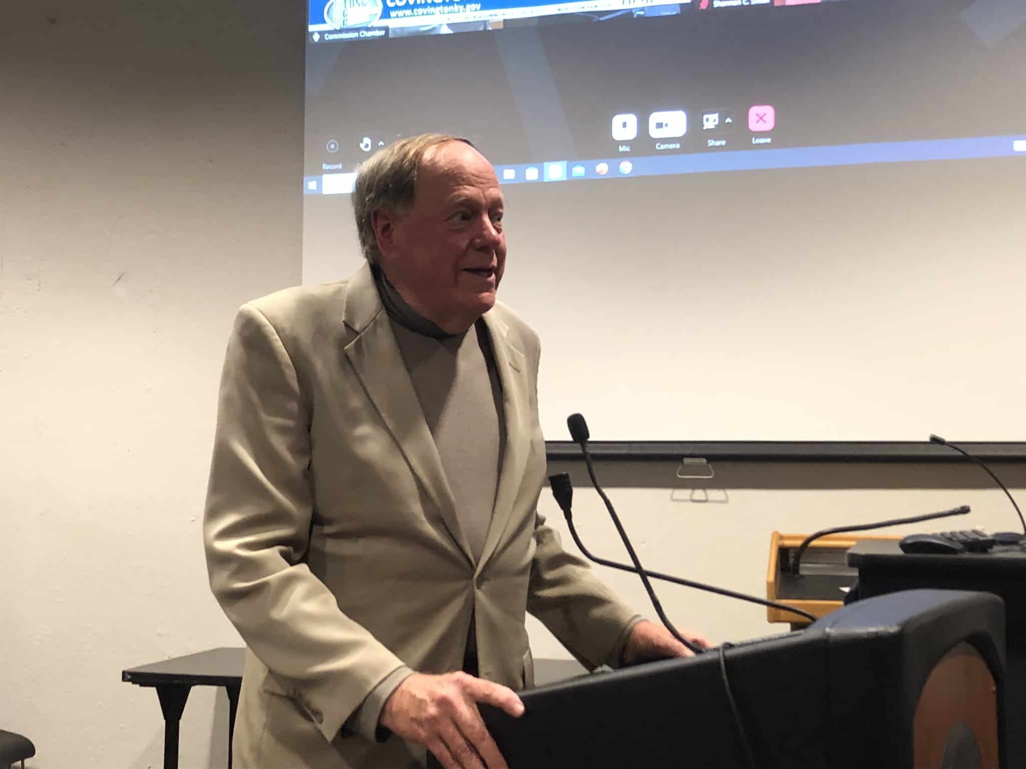 Covington Commission honors longtime education advocate Rick Hulefeld ...