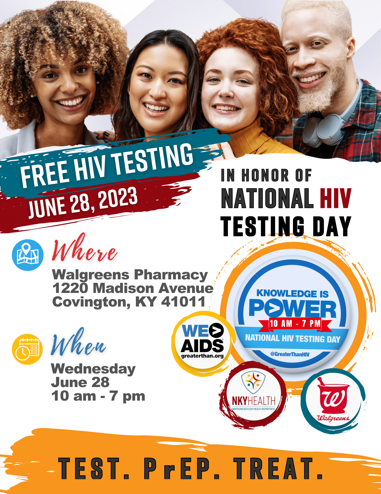 Get free HIV testing Wednesday in Covington - LINK nky