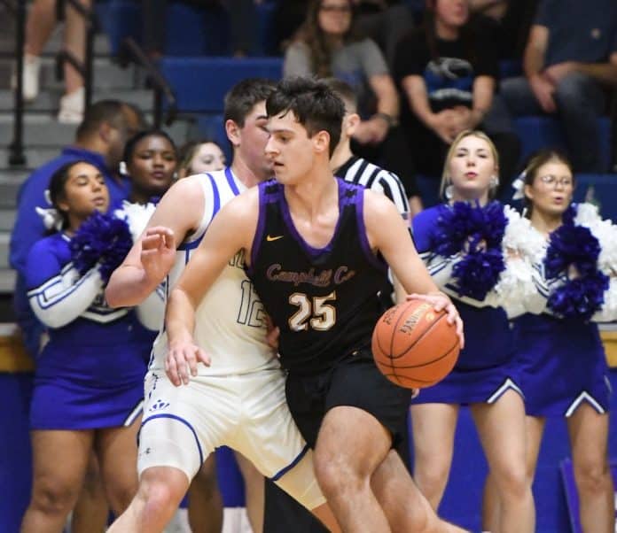 New Campbell County head basketball coach Brent Sowder and his players ...