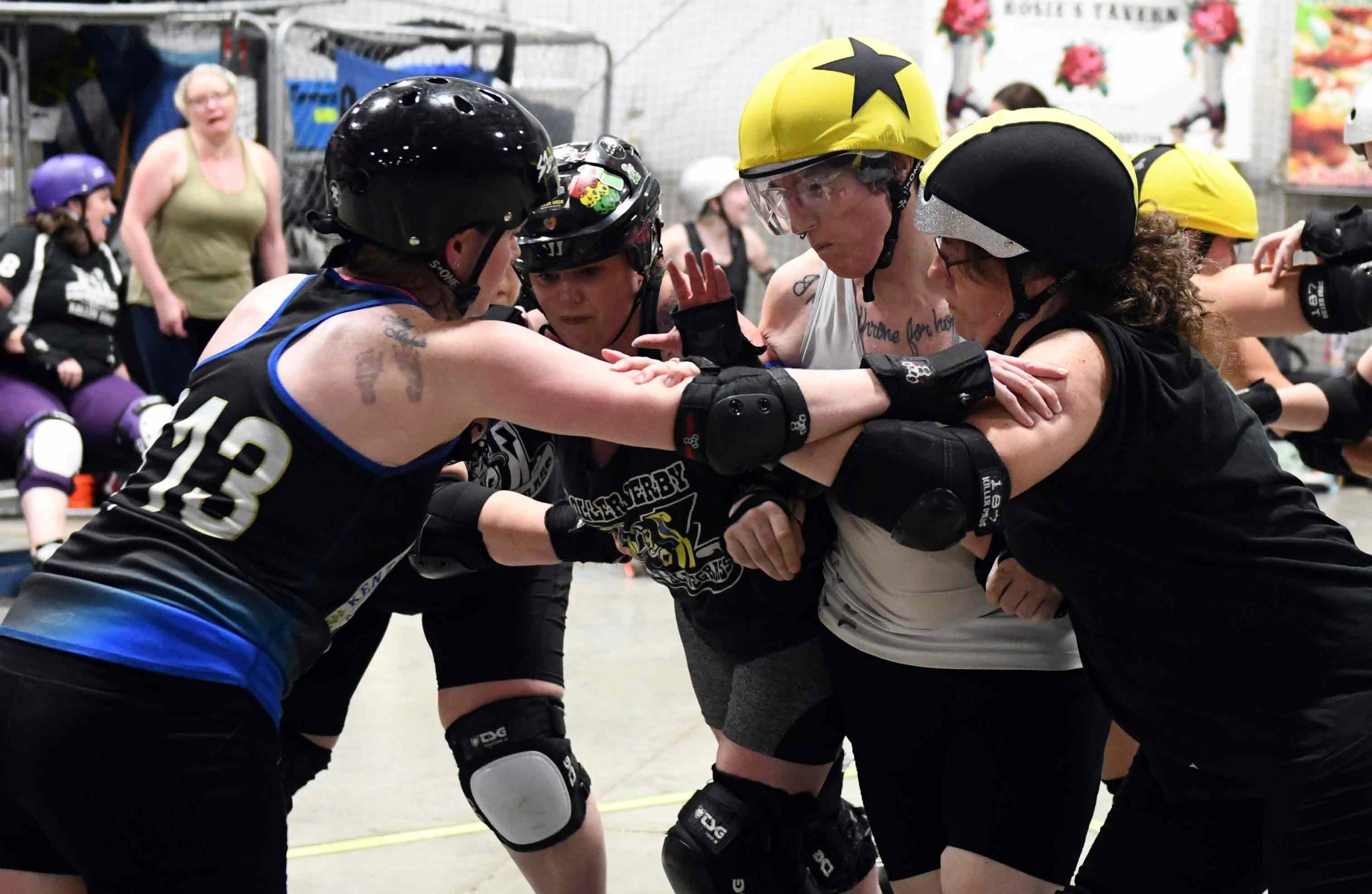 Black-N-Bluegrass roller derby team: A diverse group of skaters - LINK nky