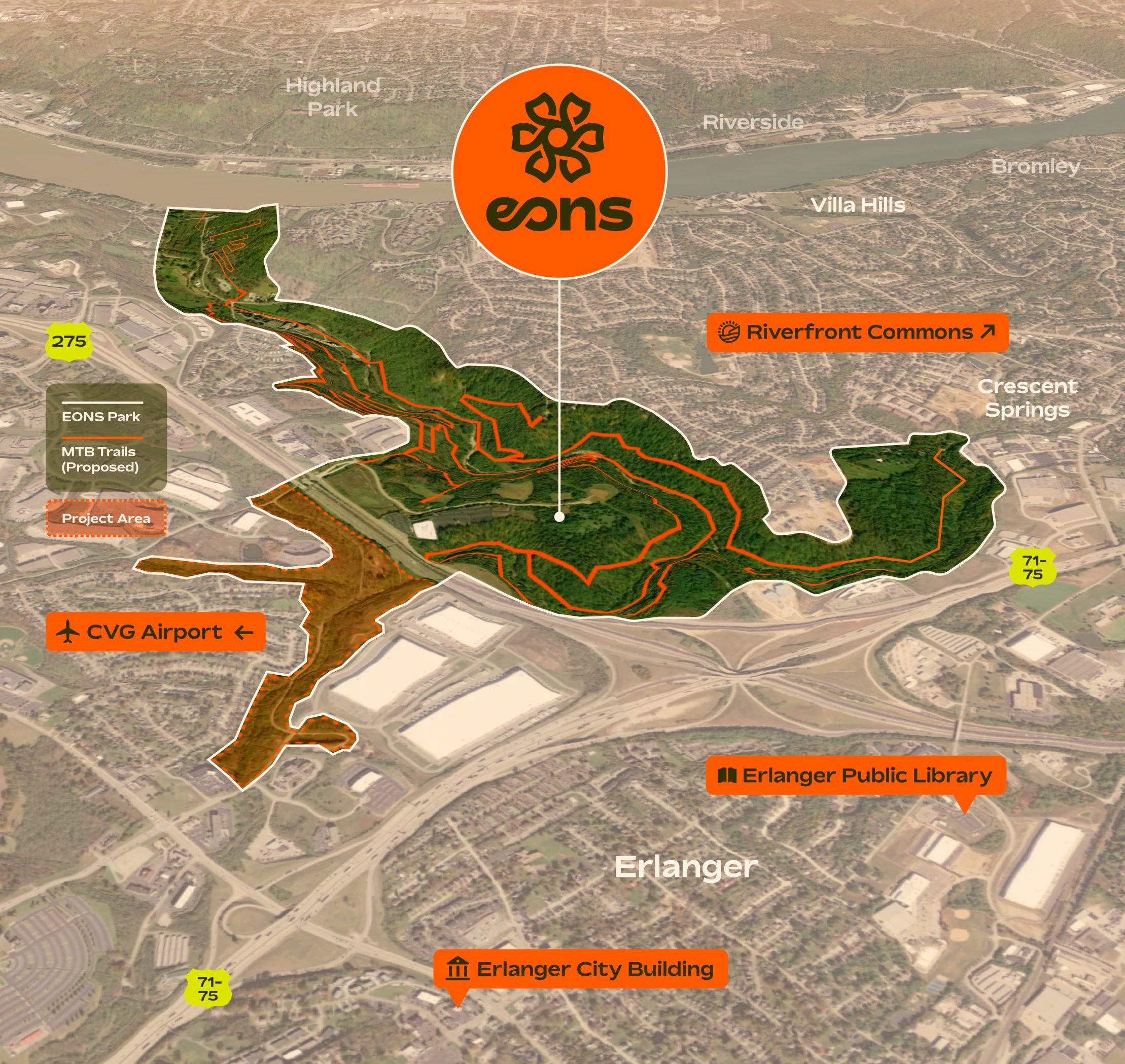 Erlanger breaks ground on 1,000 acre 'forever adventure park' - LINK nky