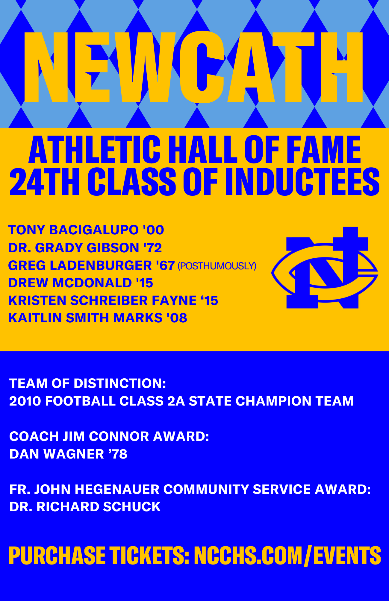 Press release: NewCath to induct induct 24th class into athletic hall ...
