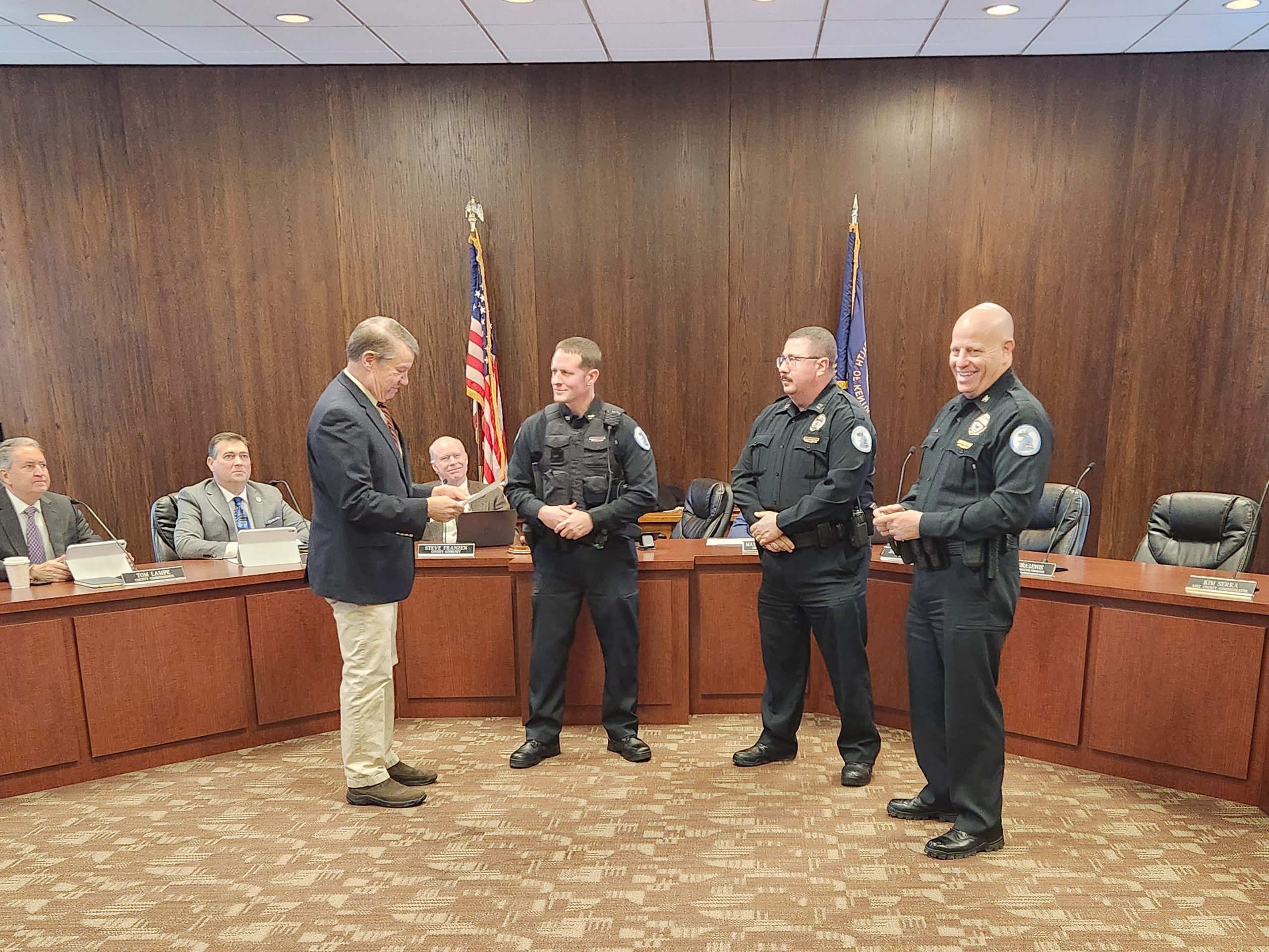 Campbell County Police Department welcomes new officer - LINK nky