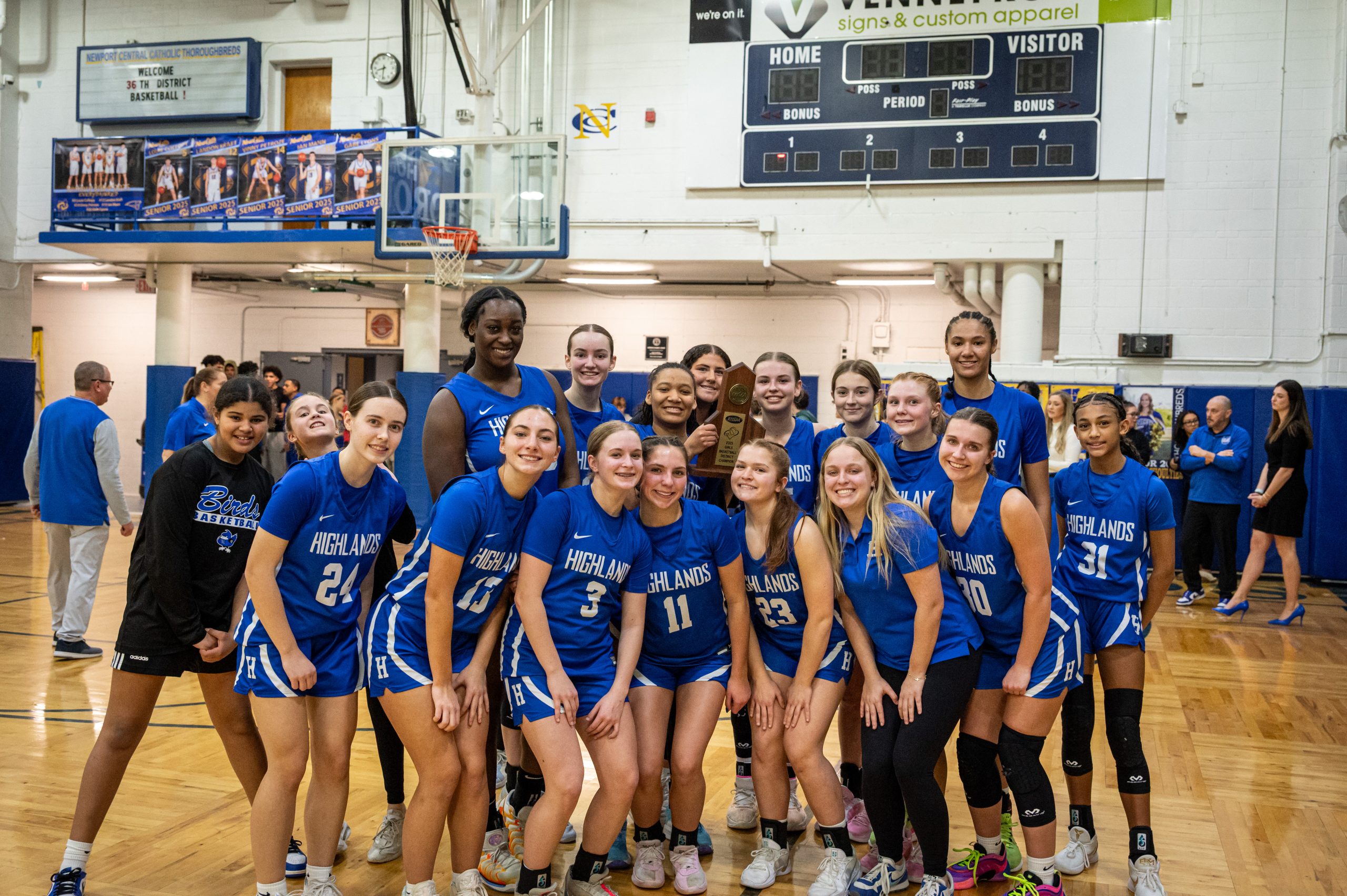 Highlands claims third straight district title with win over NewCath ...