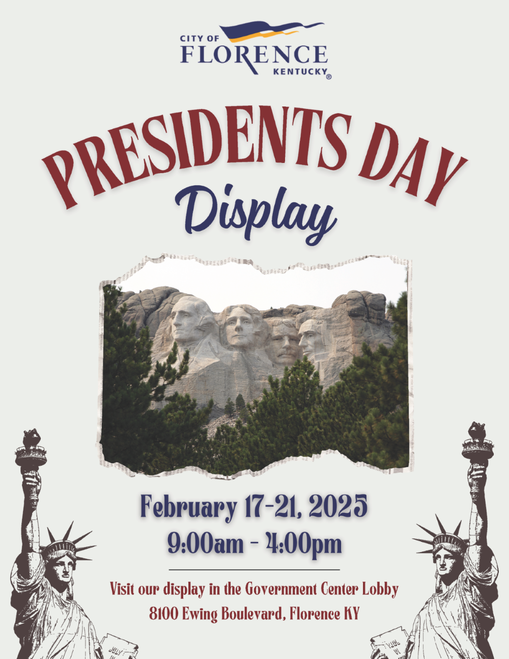Press release: City of Florence to host Presidents Day Display at ...