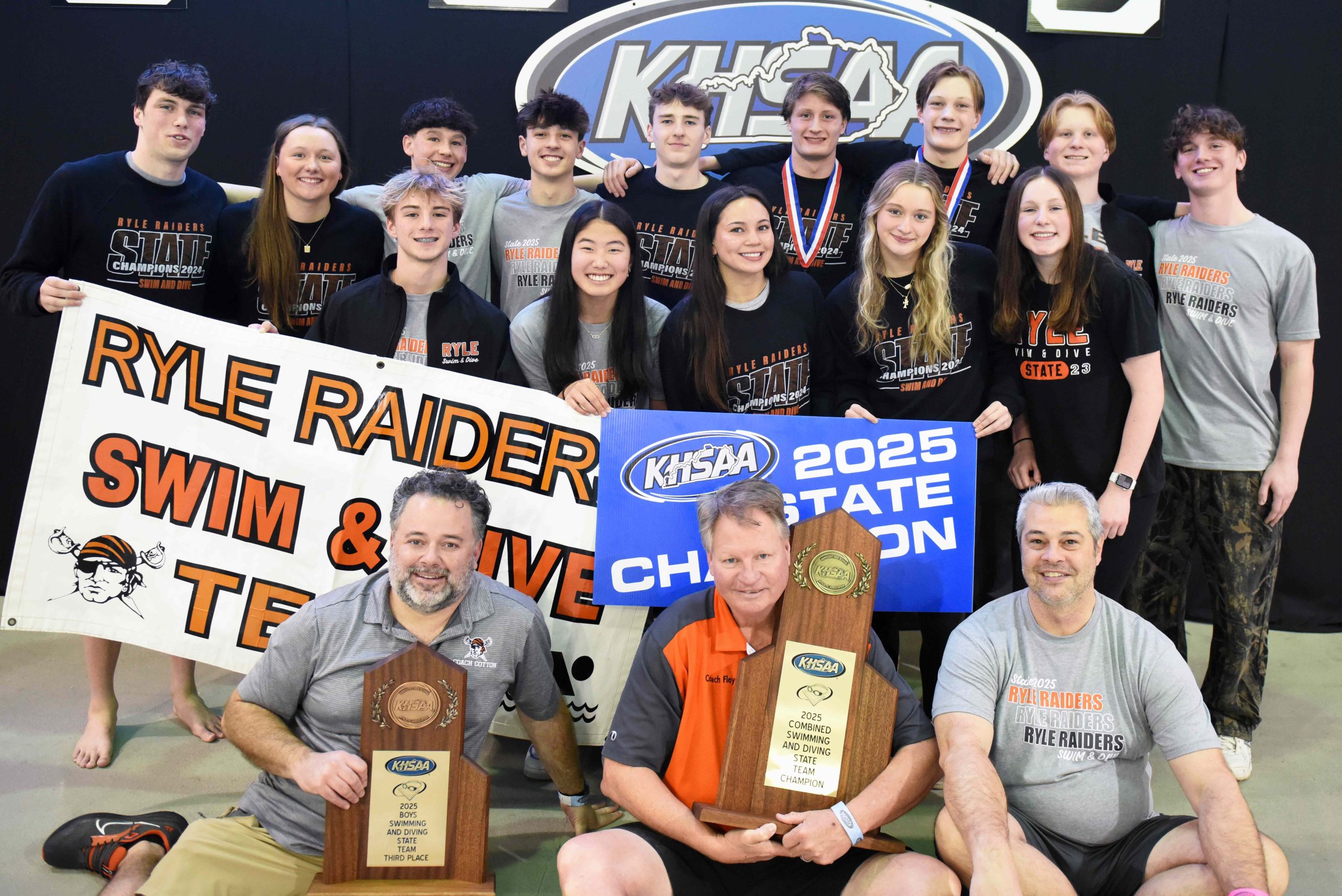 Ryle takes second combined state title at KHSAA swim meets