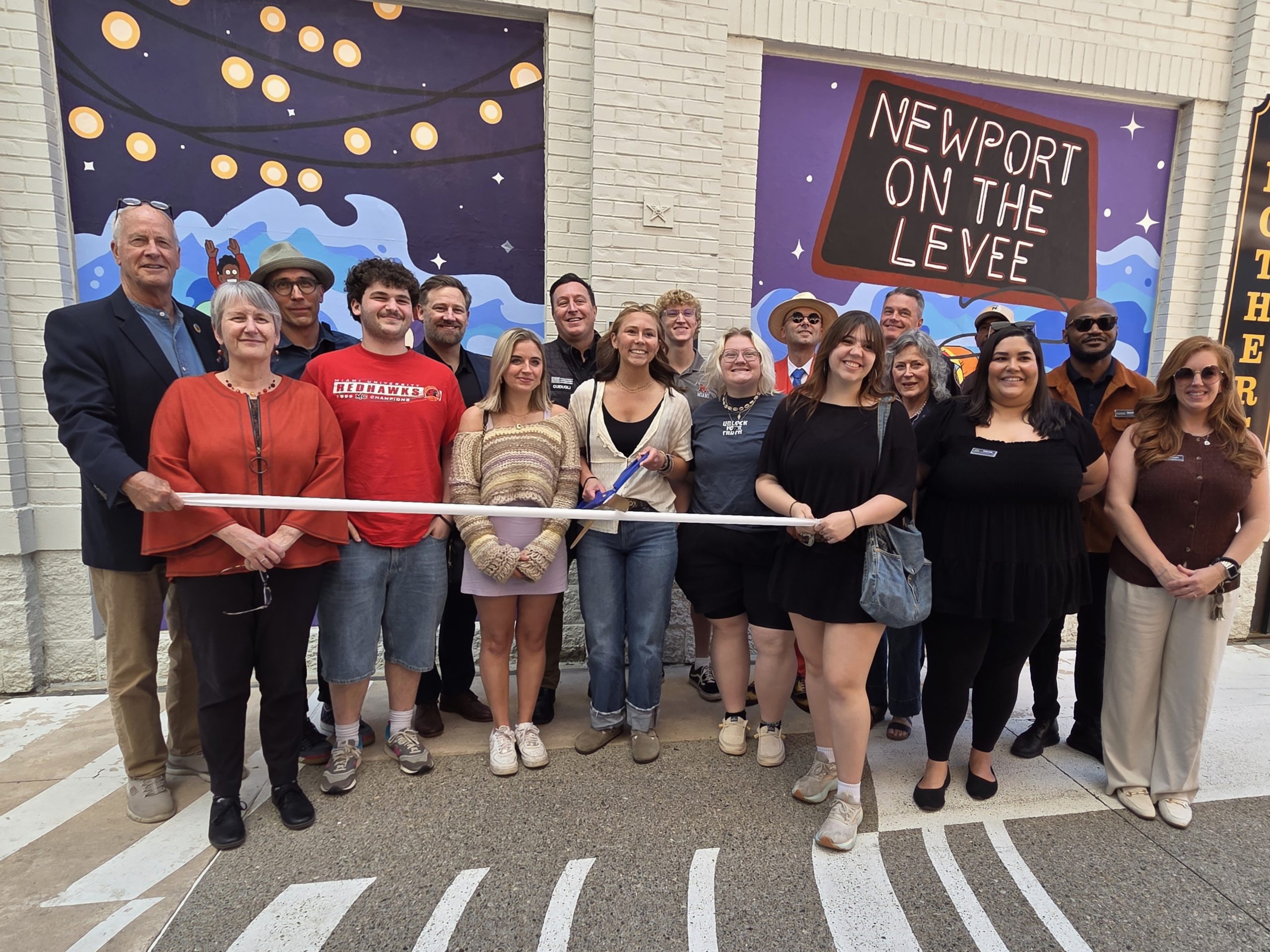 Student-created murals now on display at Newport on The Levee