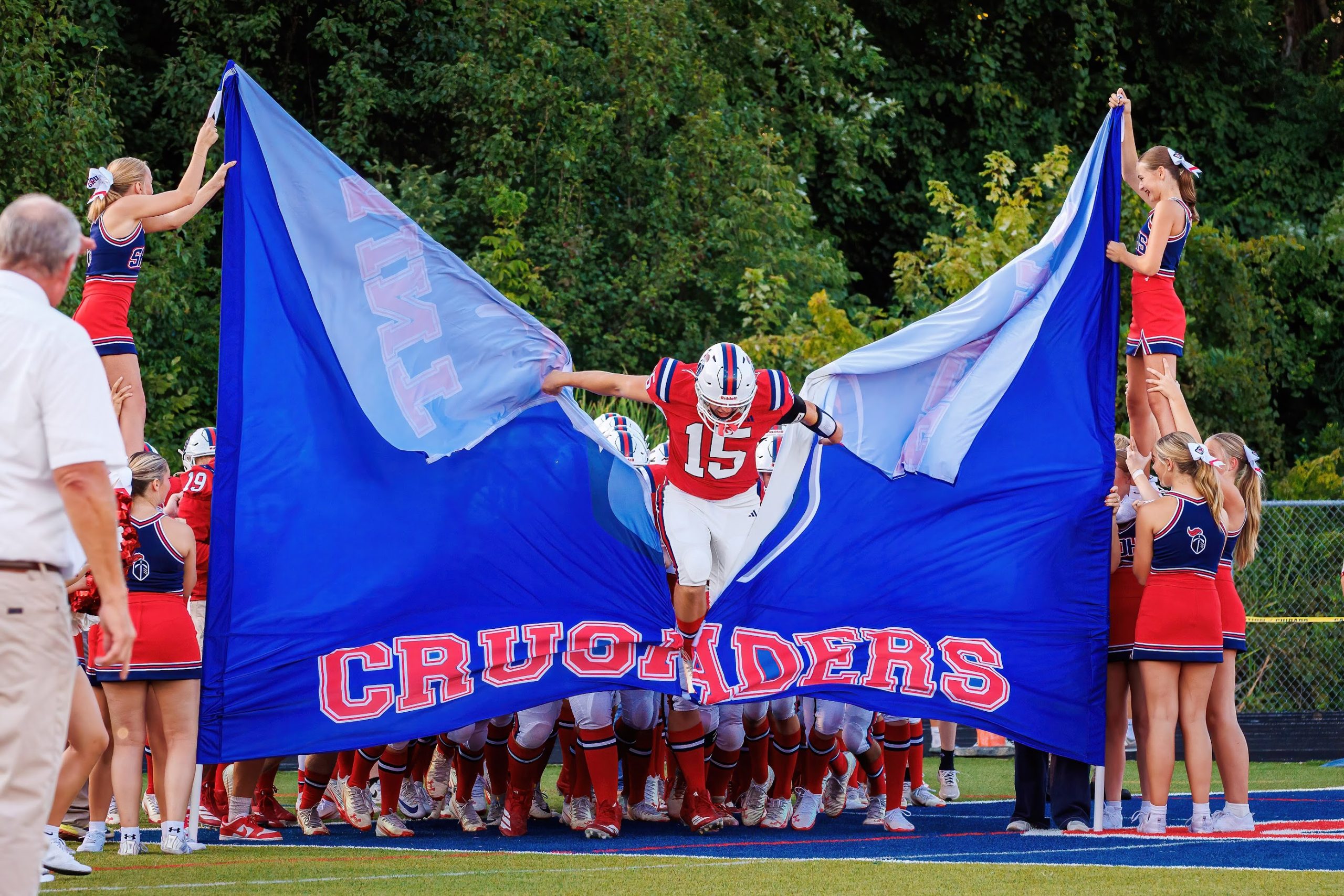 St. Henry takes the field for first ever varsity football game