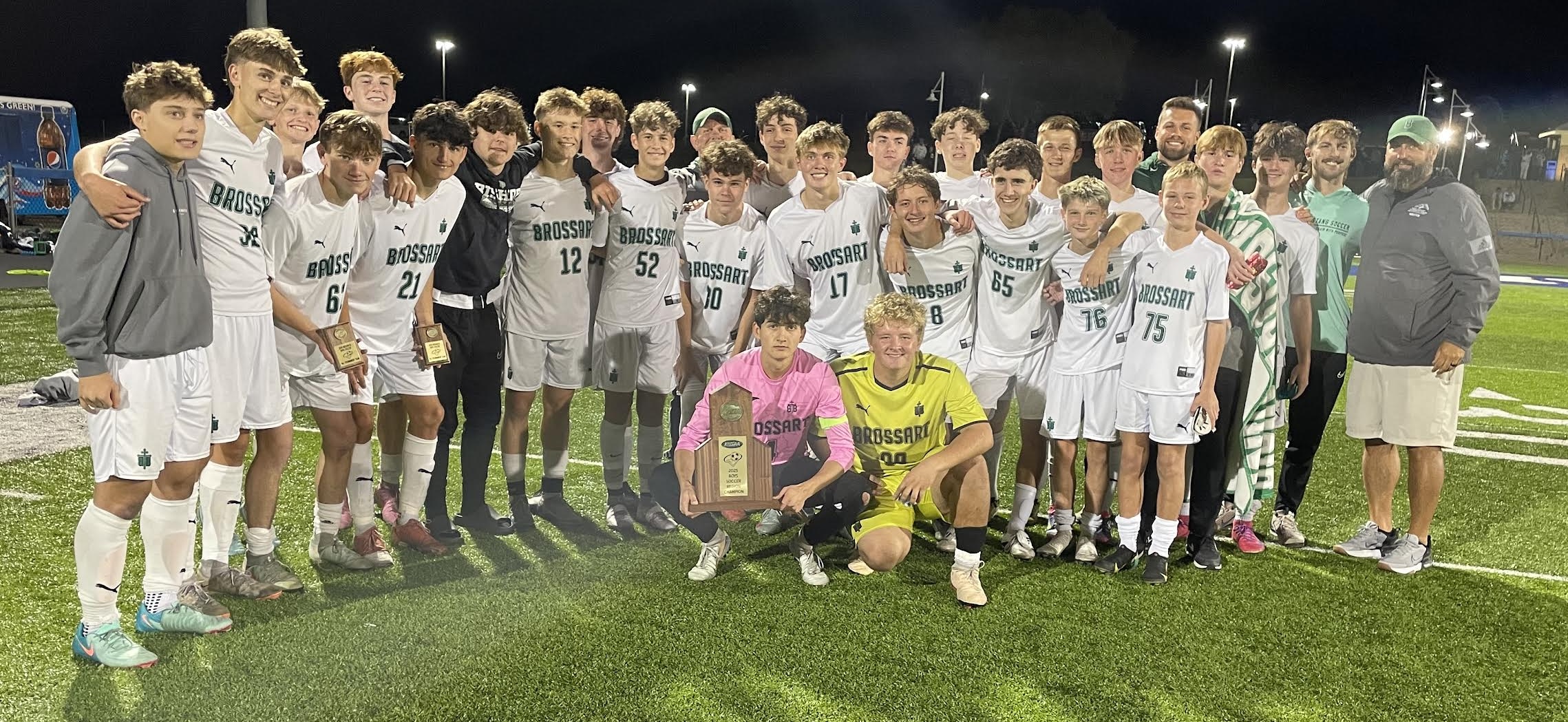 Brossart overcomes early goal, wins another region title